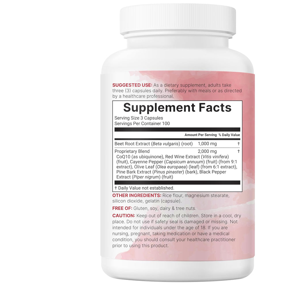 beet root capsules for detox