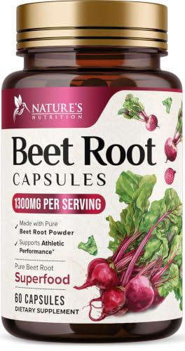Beet root capsules for energy boost