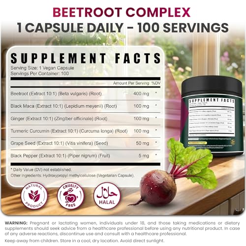 beet root capsules for healthy lifestyle
