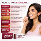 Beet root capsules for heart health