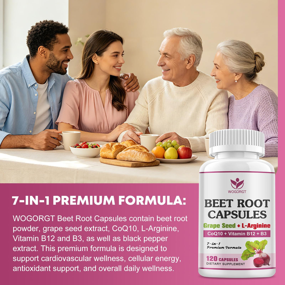 beet root capsules for improved circulation