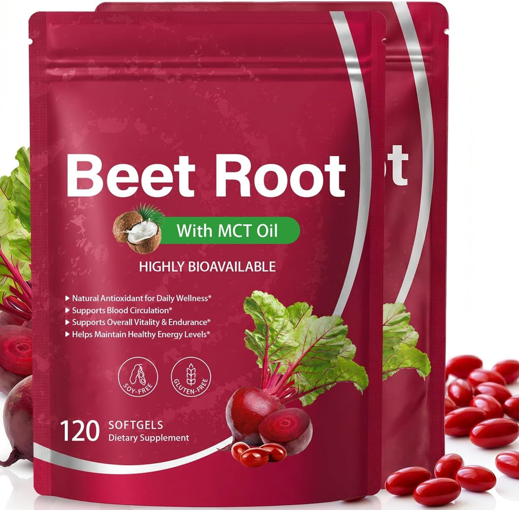 Beet root extract softgels for energy