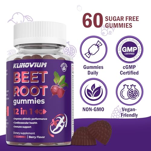 Beet root gummies for athletic performance