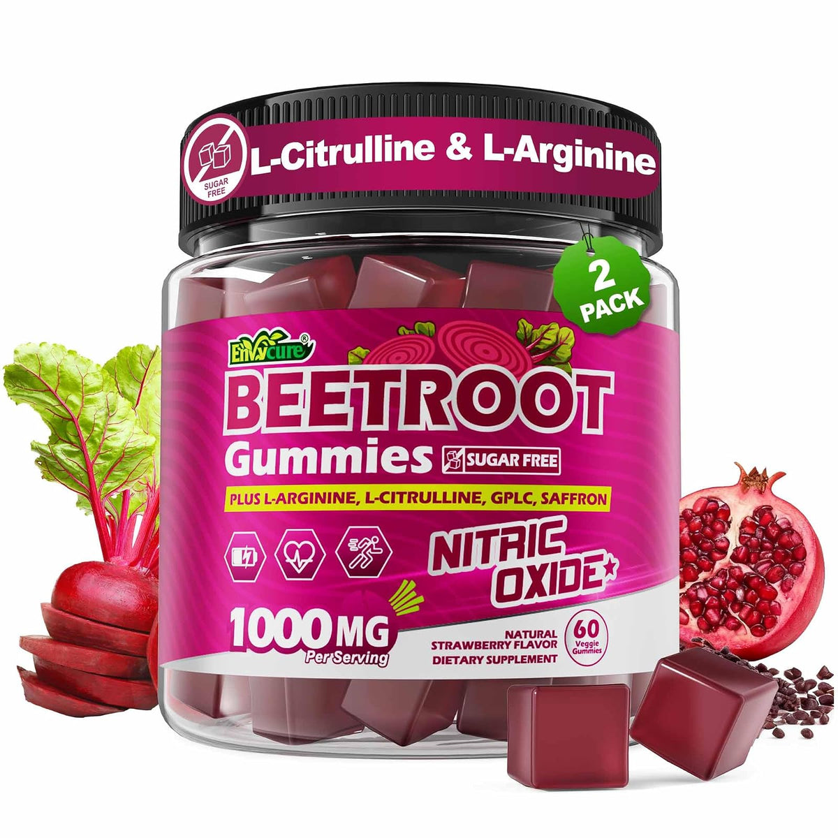 Beet root gummies for energy boost