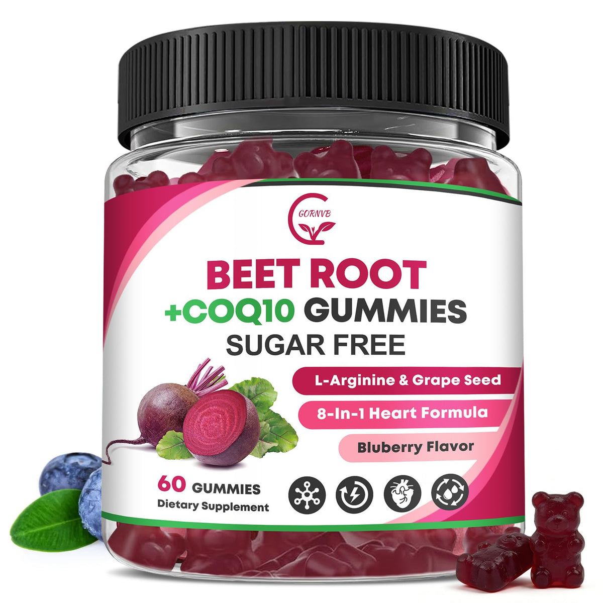 Beet root gummies for energy boost