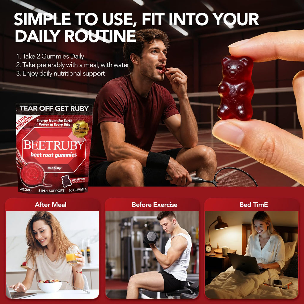 beet root gummies for improved circulation