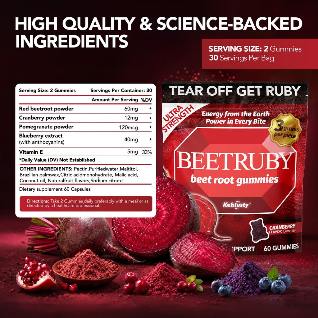 beet root gummies support heart health
