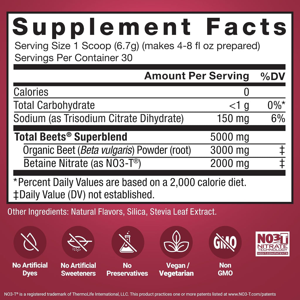 beet root powder for better performance
