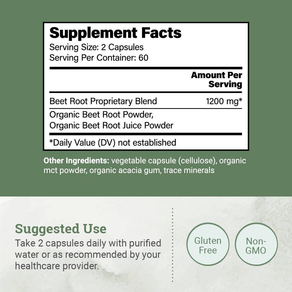 beet root powder for improved stamina