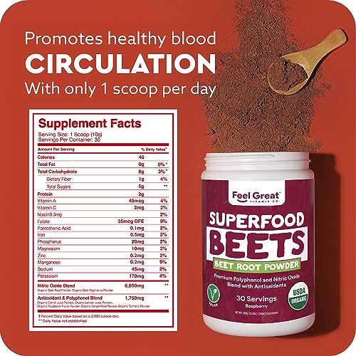 beet root powder for vitality