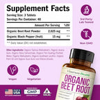 beet root powder with black pepper