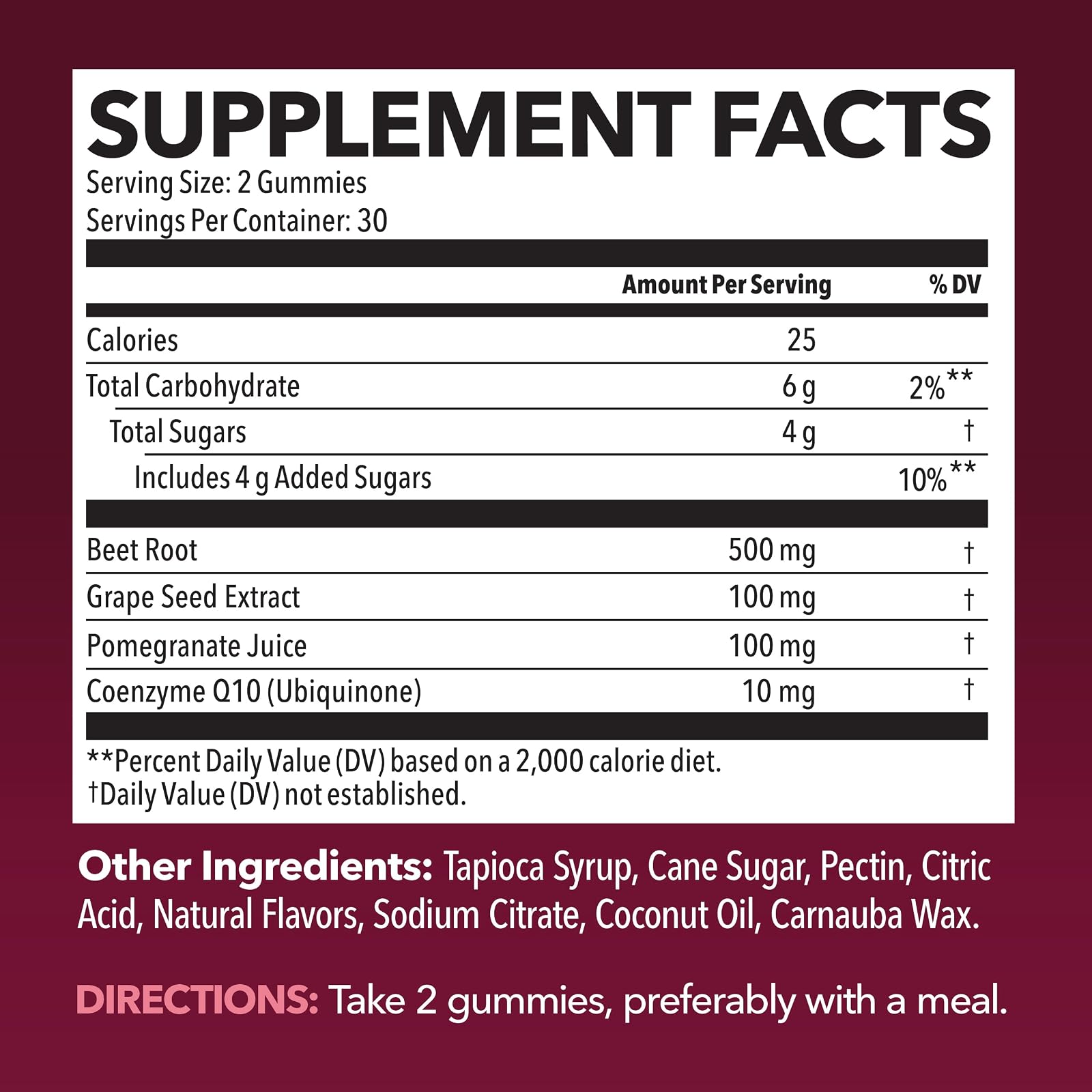 beet root powder with CoQ10 benefits