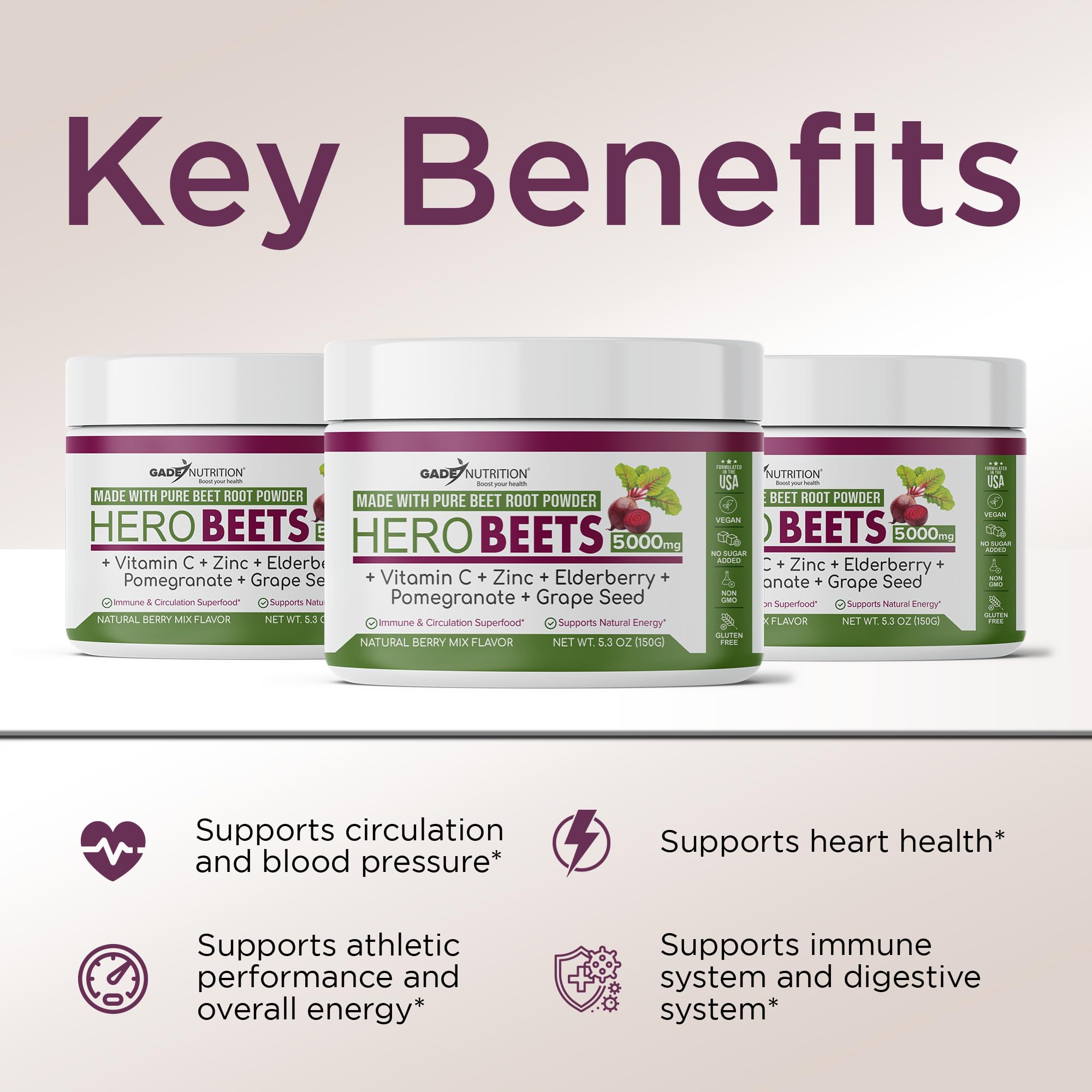 beet root powder with elderberry