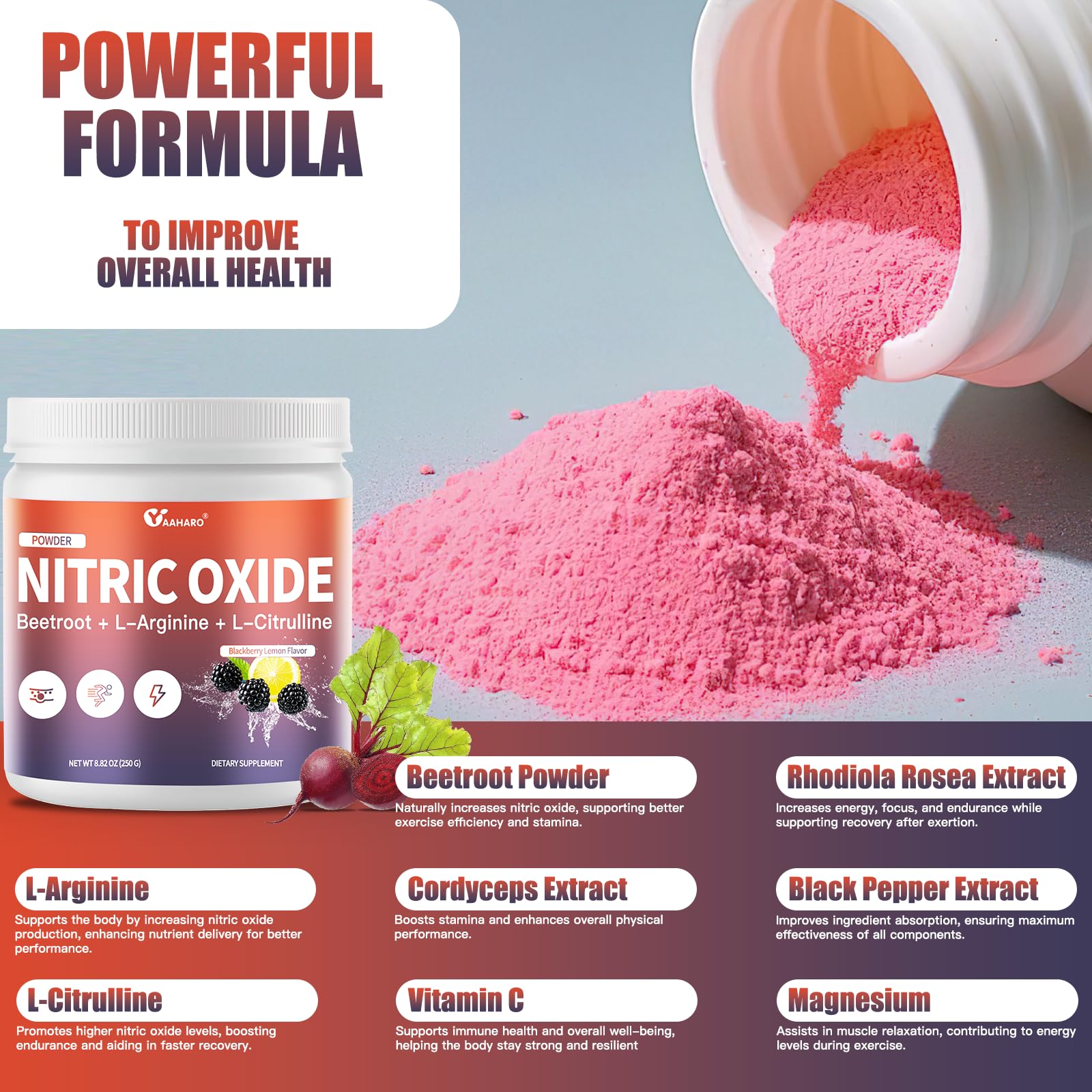 beet root powder with l-citrulline