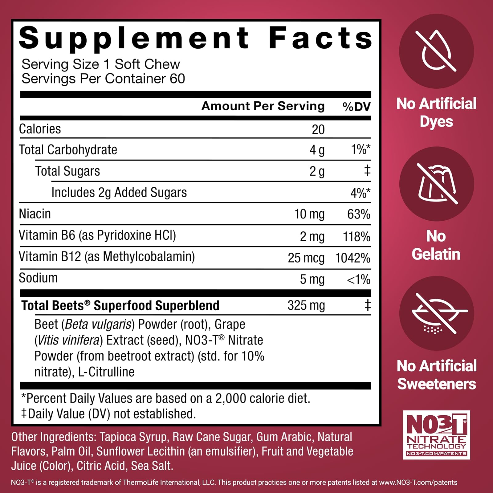 beet root soft chews for endurance