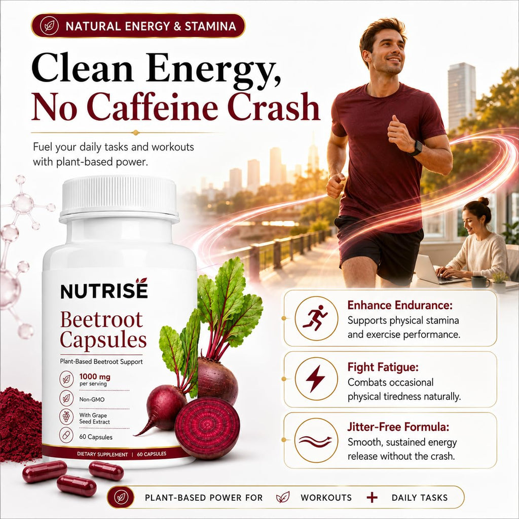 Beetroot and grape seed antioxidant support