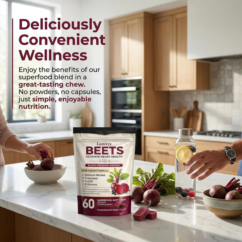beetroot chews with grape seed extract