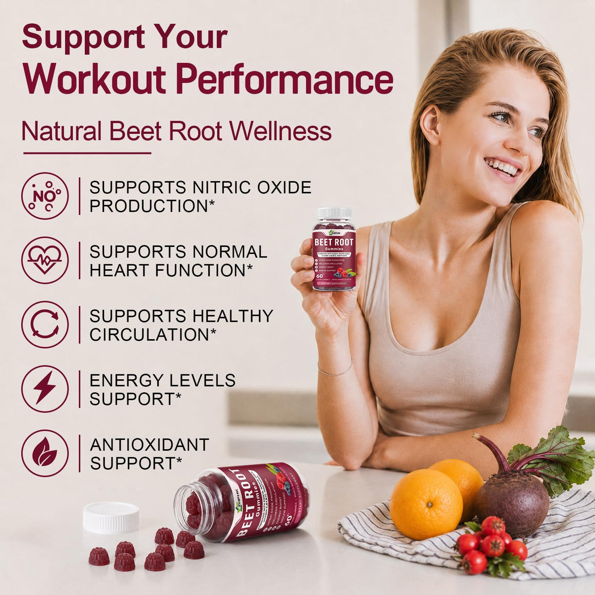 beetroot gummies for athletic performance