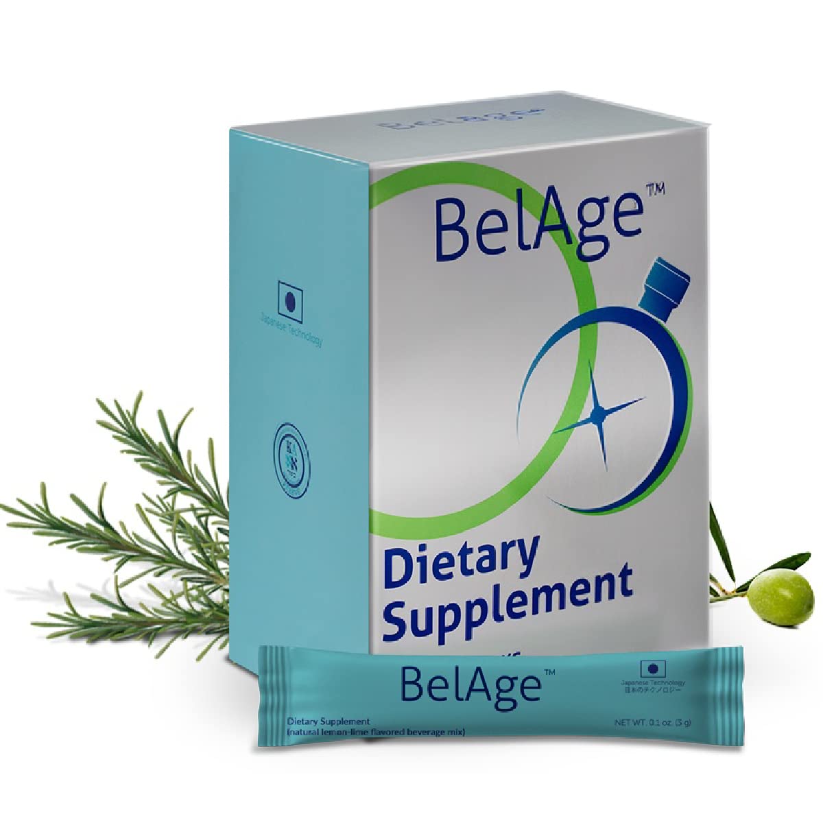 BelAge lemon-lime drink mix packets