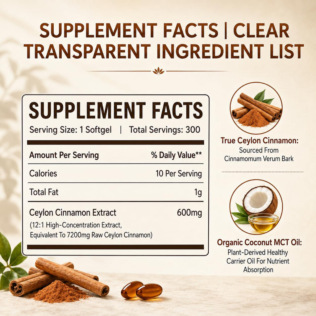 Belano cinnamon capsules for metabolism
