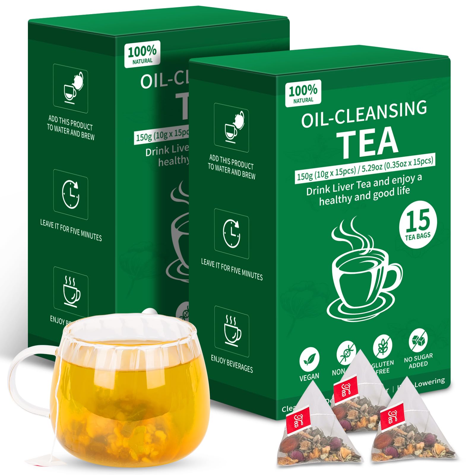 BeleePlanner oil reducing herbal tea