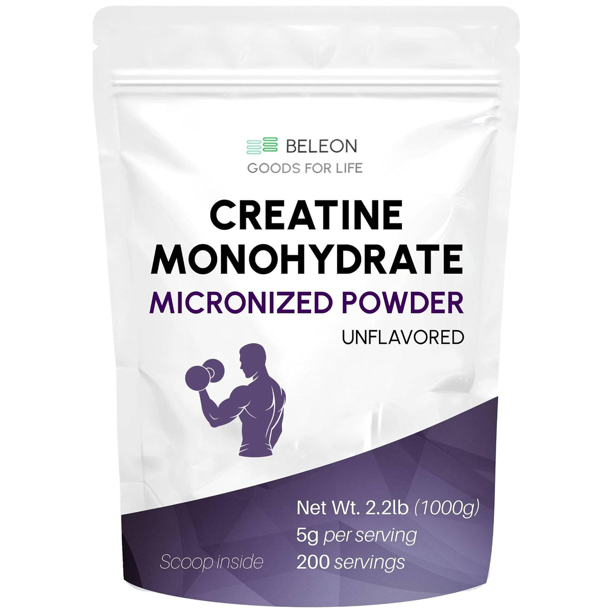 Beleon creatine monohydrate micronized powder