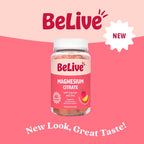 BeLive 100 mg Magnesium Gummies for stress relief