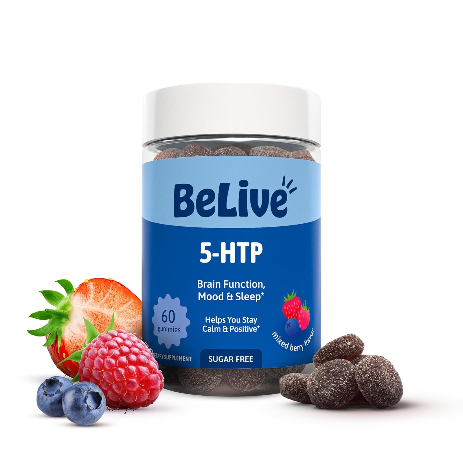 BeLive 5-HTP gummies for mood support