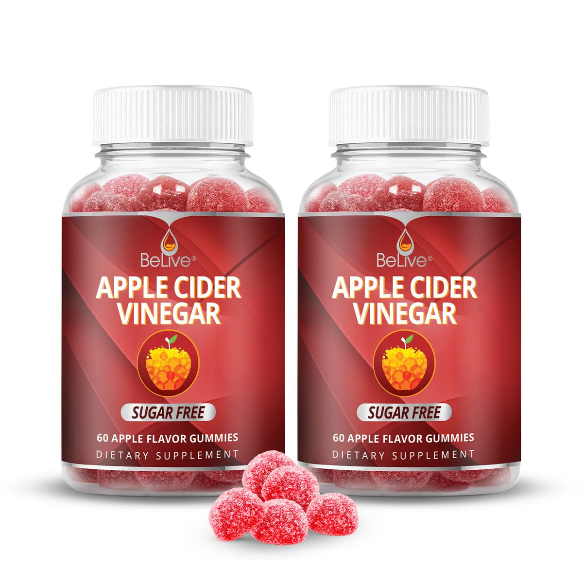BeLive apple cider vinegar gummies for digestion
