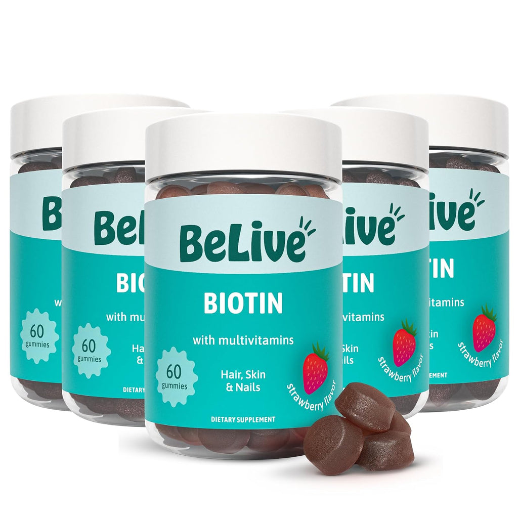 BeLive biotin gummies for hair growth