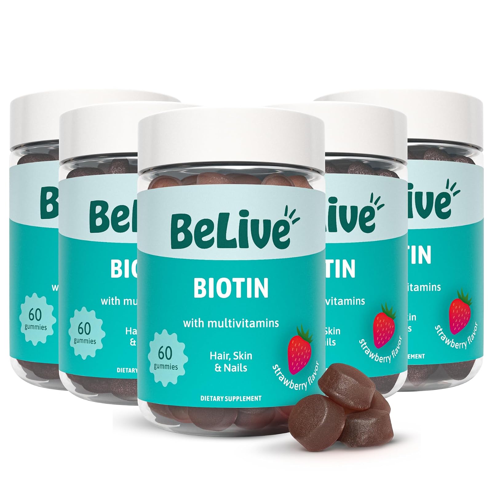 BeLive biotin gummies for hair growth