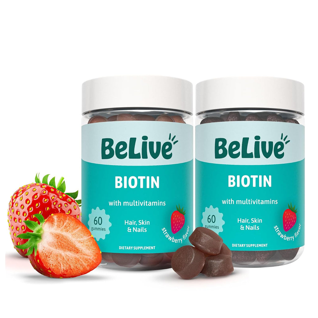 BeLive biotin gummies for hair growth