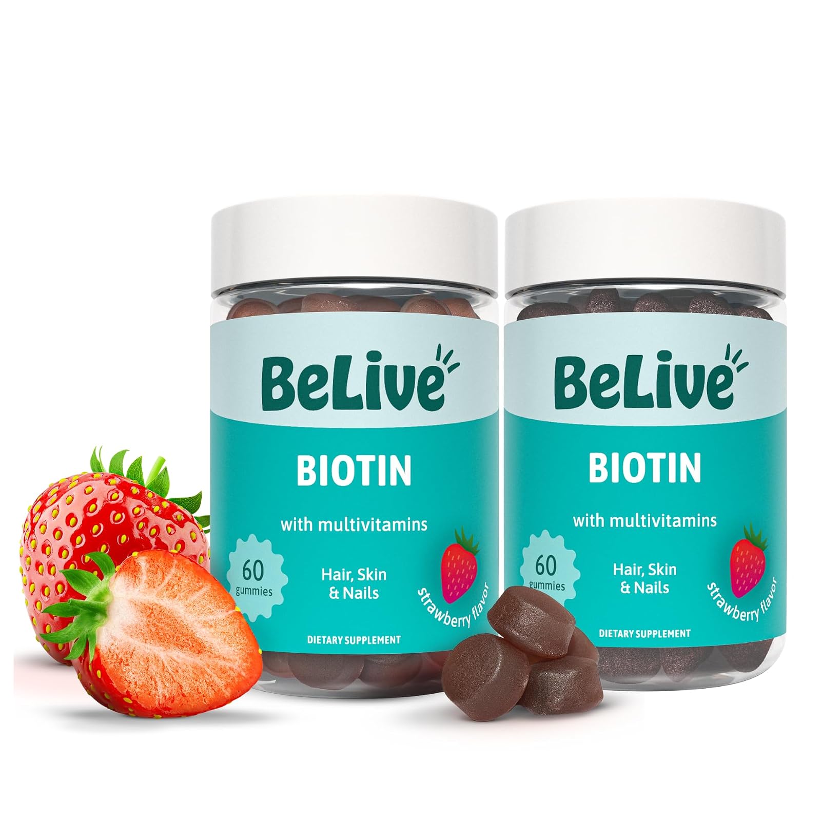 BeLive biotin gummies for hair growth
