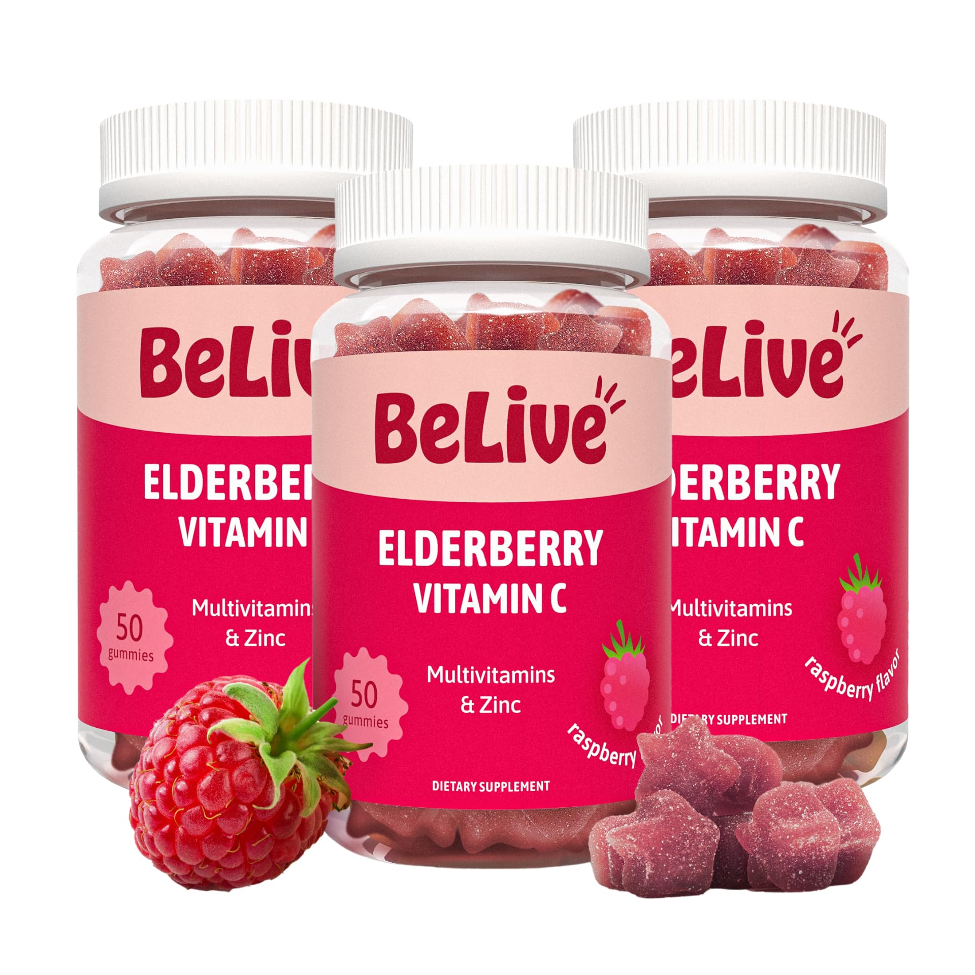 BeLive elderberry gummies for immune support