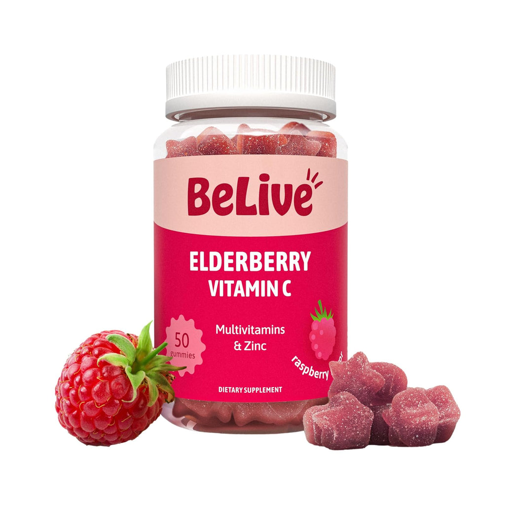BeLive elderberry gummies for immunity