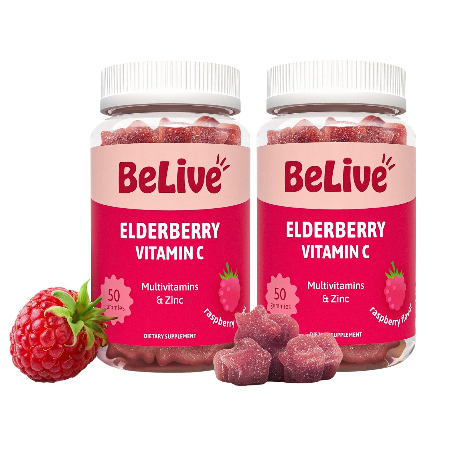 BeLive elderberry gummy multivitamins