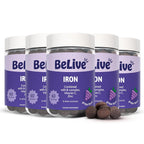 BeLive iron gummies for energy