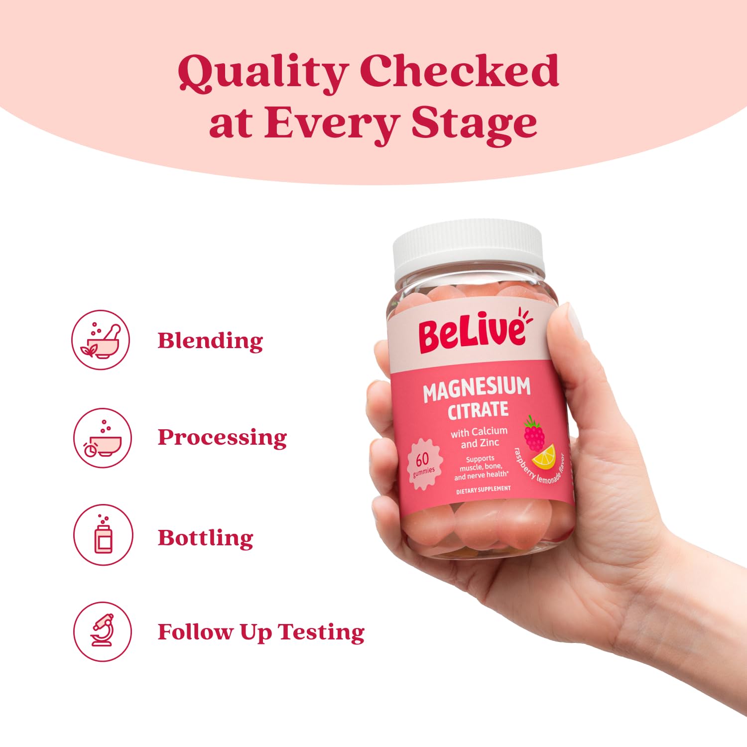BeLive Magnesium Citrate for daily wellness