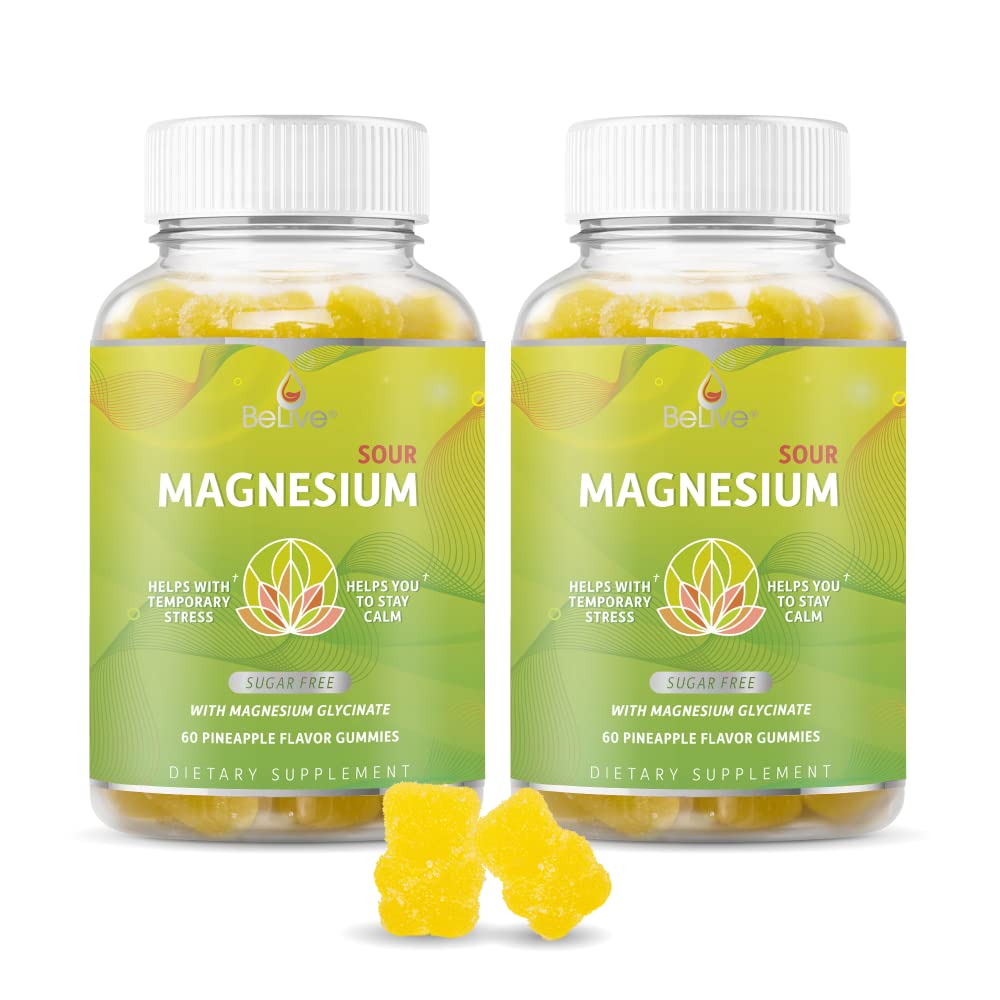 BeLive magnesium glycinate gummies for relaxation