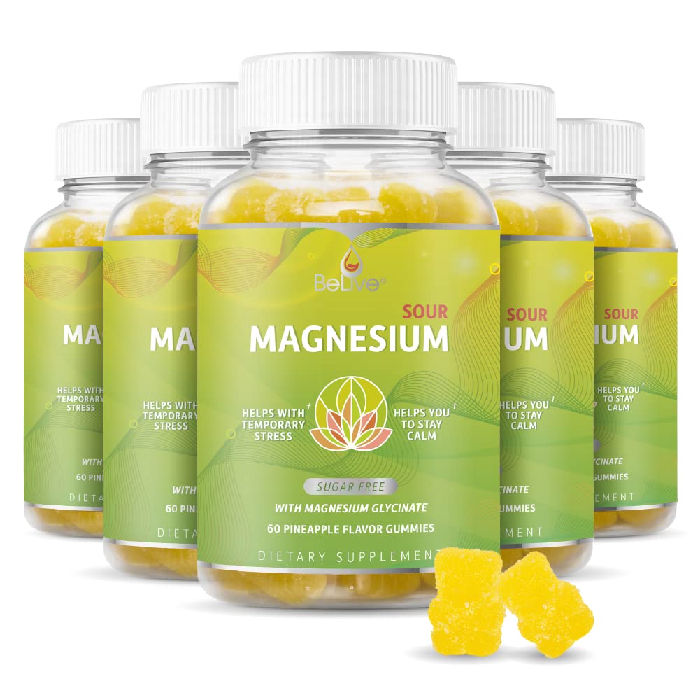 BeLive magnesium glycinate gummies for relaxation