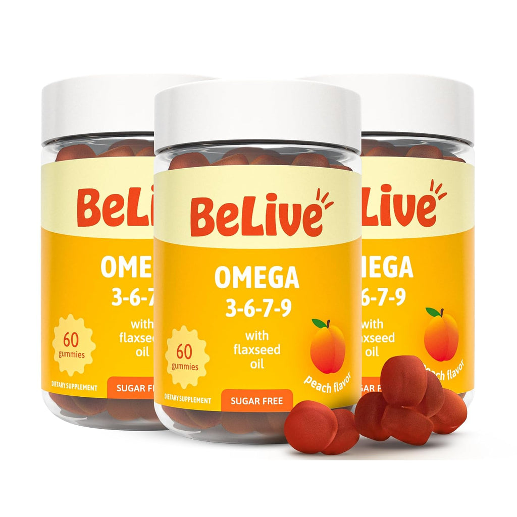 BeLive Omega 3 gummies for heart health