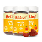 BeLive Omega 3 gummies for heart health
