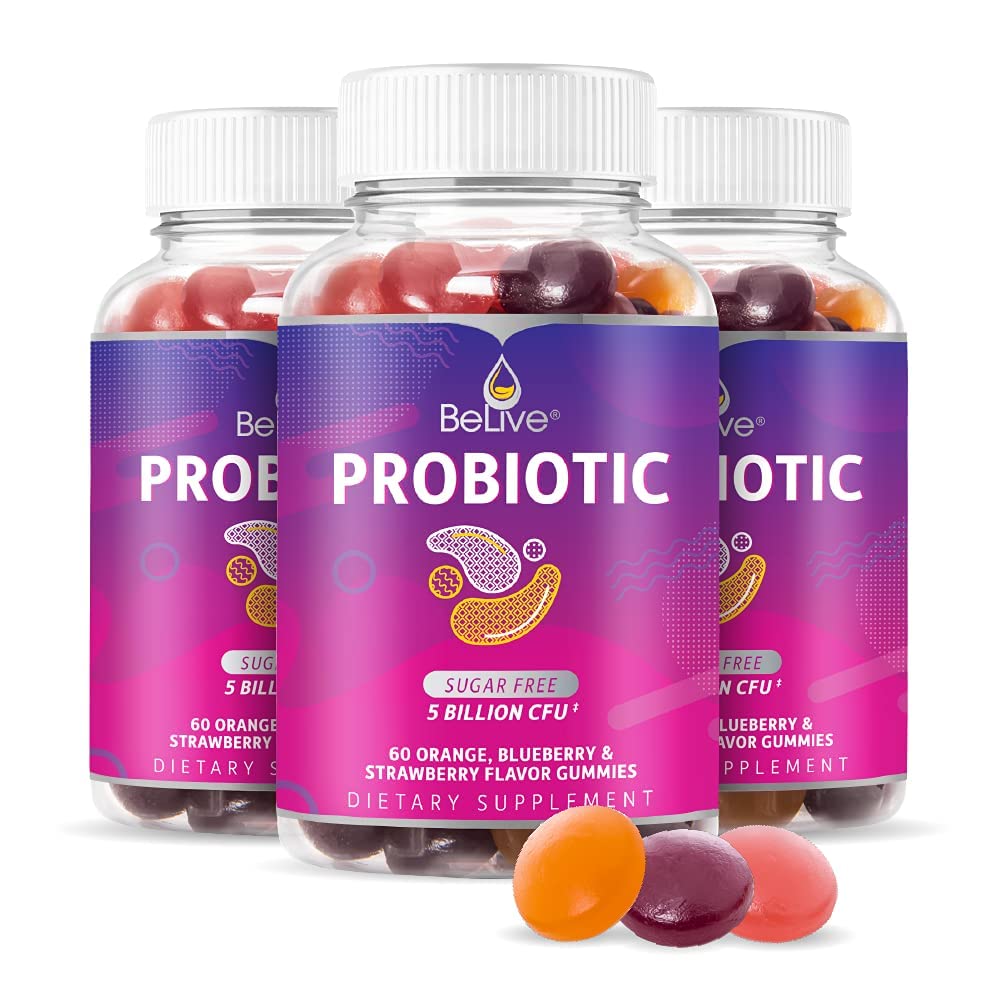 BeLive probiotic gummies for digestive health