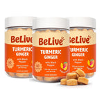 BeLive turmeric ginger gummies benefits