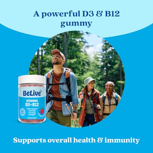BeLive vitamin D3 gummies for bone strength