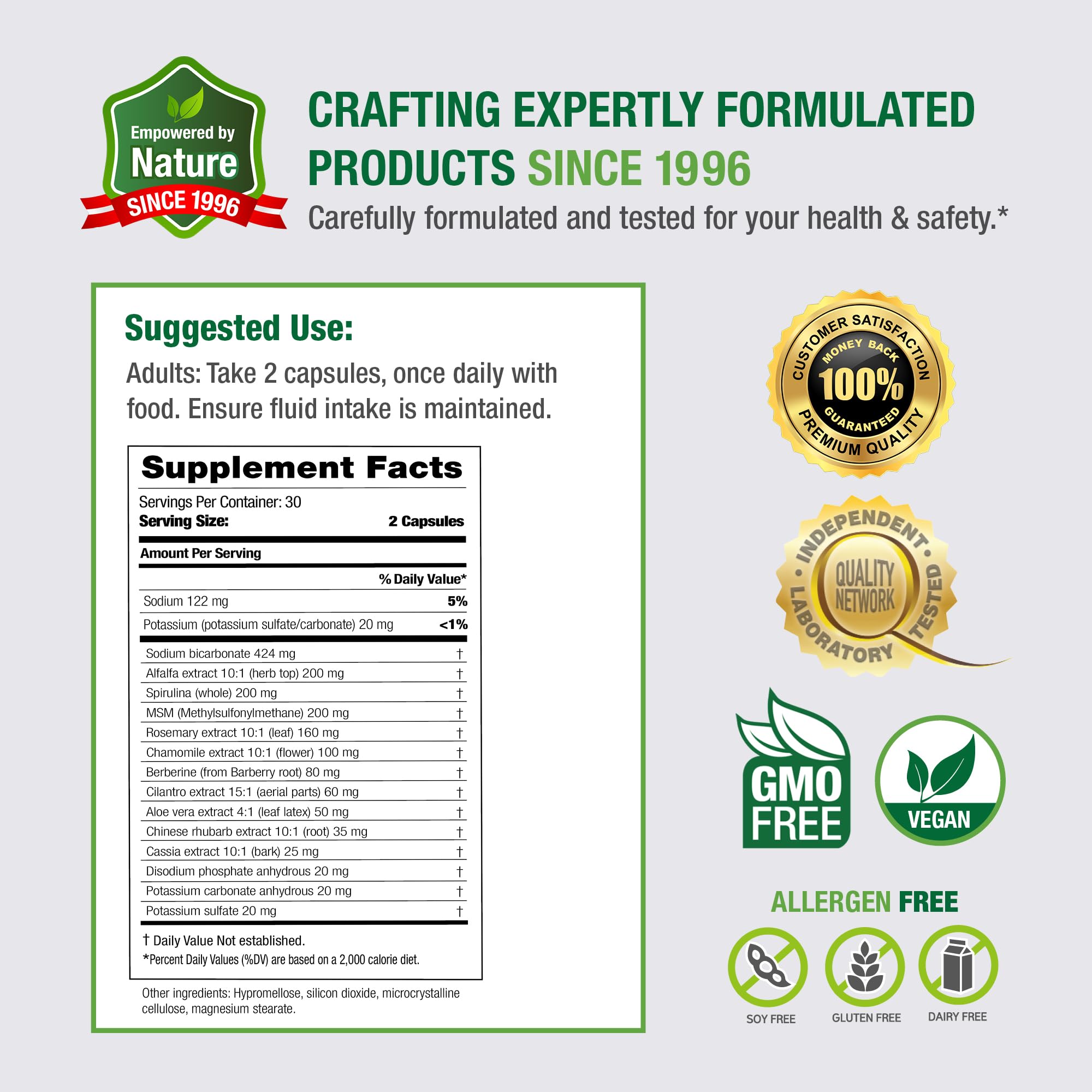 Bell Acidic Stomach capsules for balance