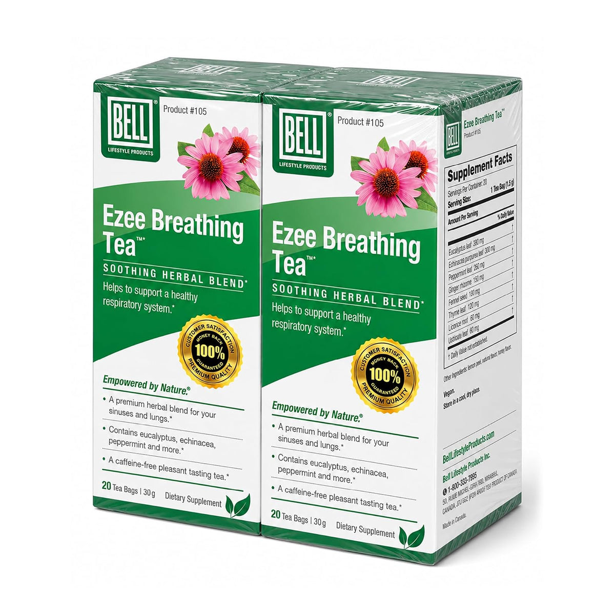 Bell Ezee Breathing Tea eucalyptus bags