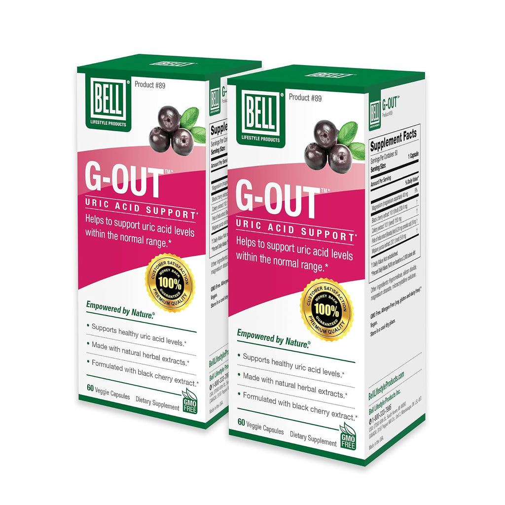 Bell G-Out Uric Acid Cleanse capsules