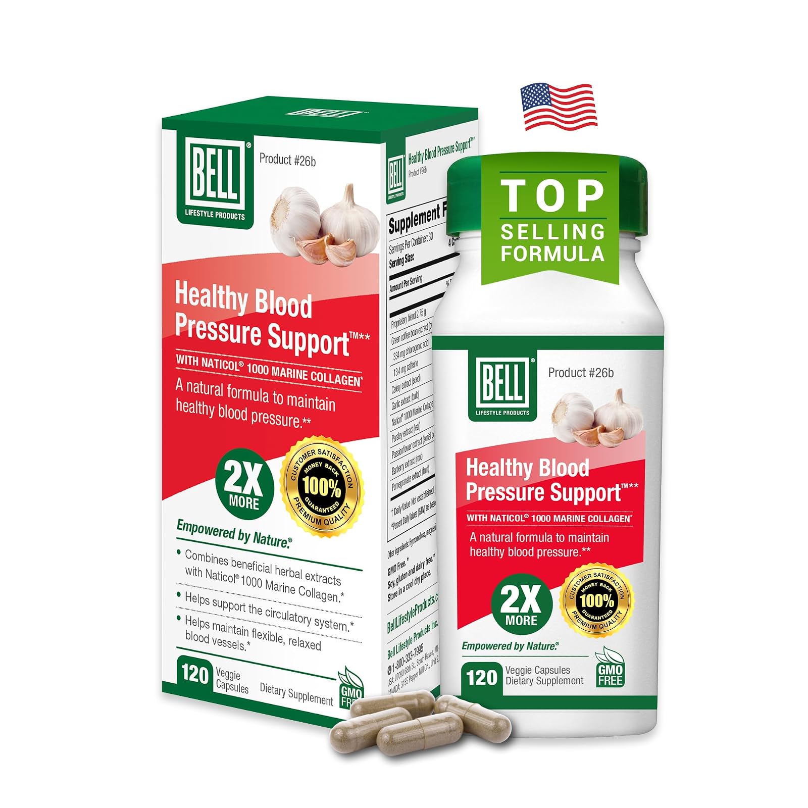 Bell Garlic Blend veggie capsules