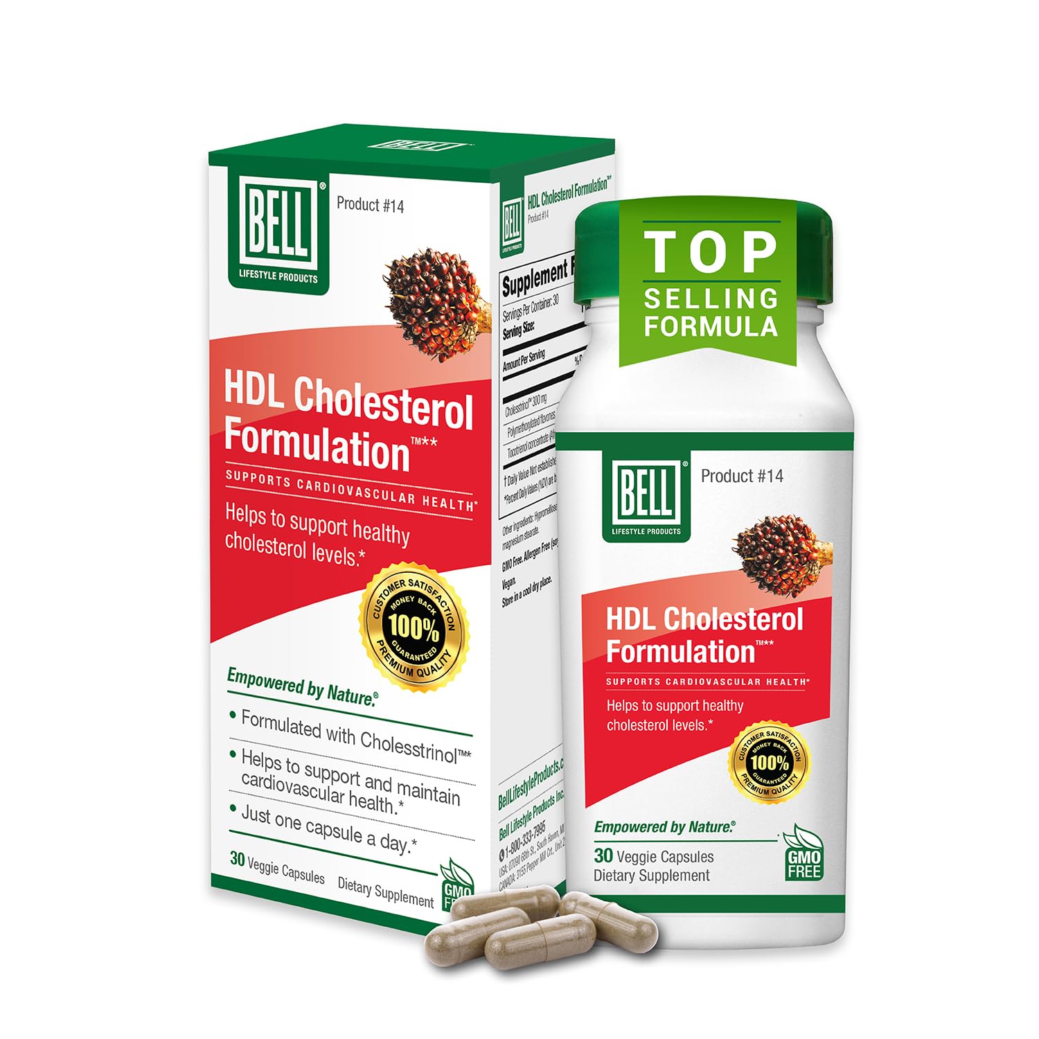 Bell HDL cholesterol support capsules